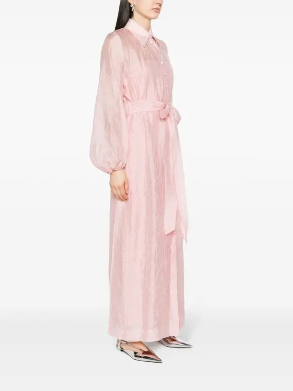 baruni lobelia organza shirt dress Serene Petale emb. shirt dress 1X