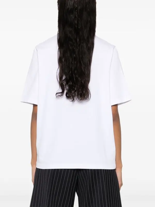 Maison Kitsuné Logo-embroidered T-shirt