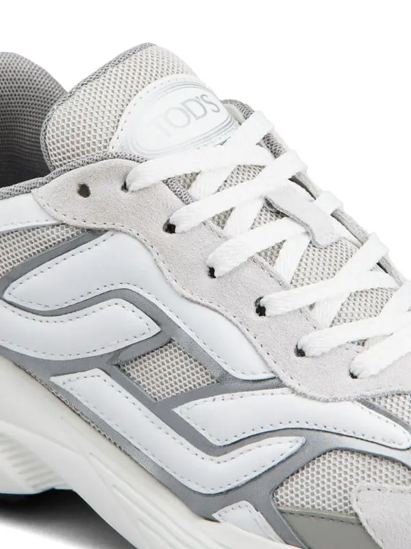 TOD'S Panelled Low-top Sneakers - White