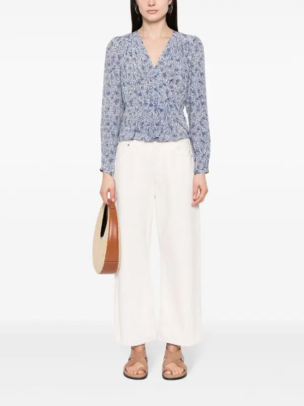 MARANT ETOILE Eddy Abstract-print Blouse