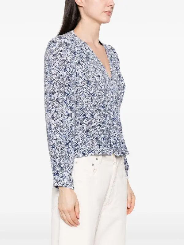 MARANT ETOILE Eddy Abstract-print Blouse