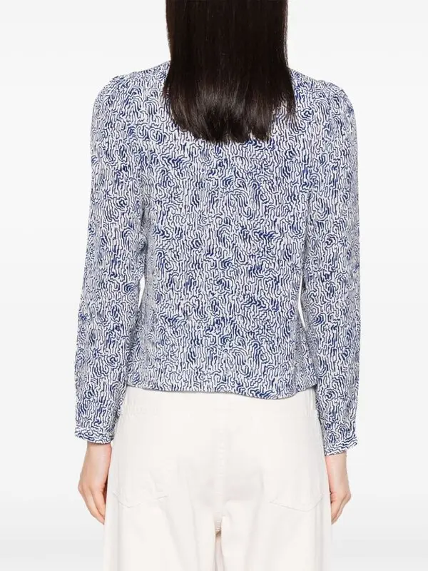 MARANT ETOILE Eddy Abstract-print Blouse