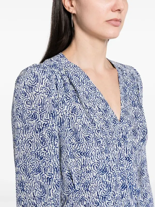MARANT ETOILE Eddy Abstract-print Blouse