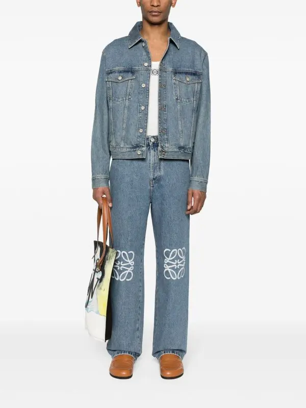 Loewe Anagram-embroidered Cotton Tank Top