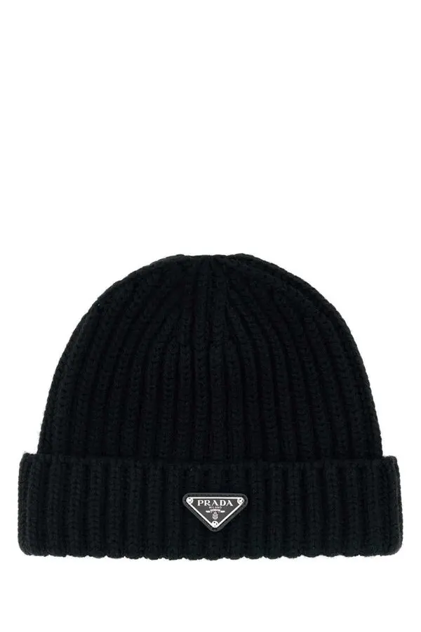 Prada Beanie Hat - Black
