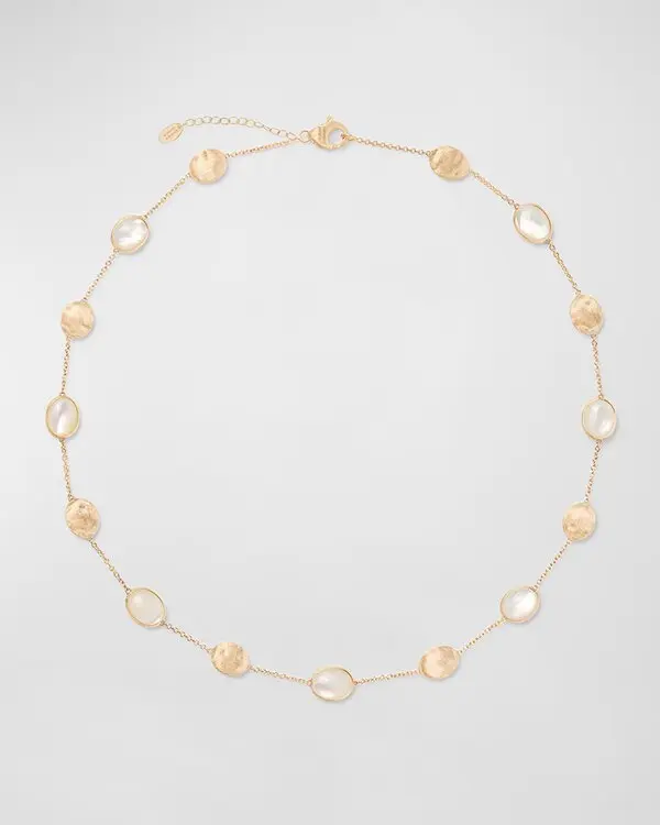 Marco Bicego 18k Siviglia Mother-of-pearl Necklace - Yellow Gold