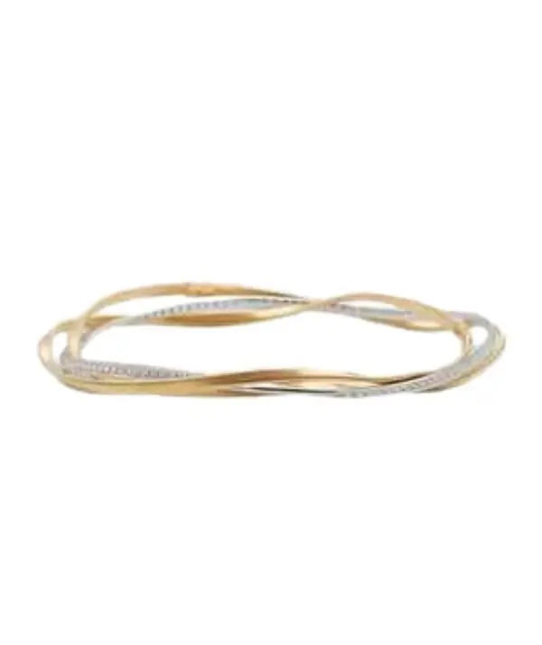 Marco Bicego Marrakech 18k Gold Diamond Bracelet - Mixed Metal