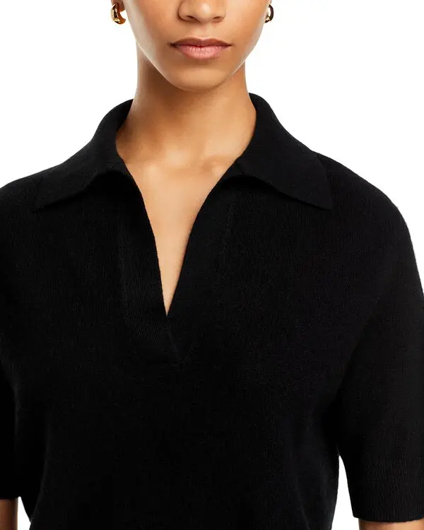 Bloomingdale'S Short Sleeve Polo Sweater