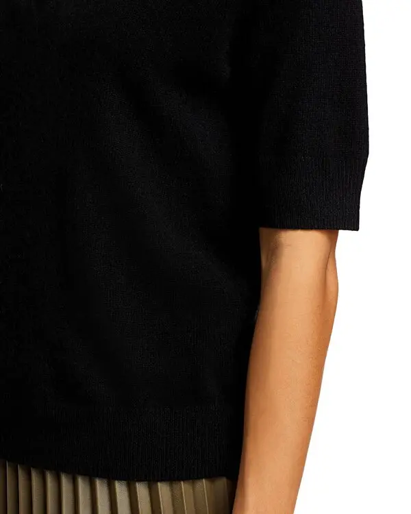Bloomingdale'S Short Sleeve Polo Sweater