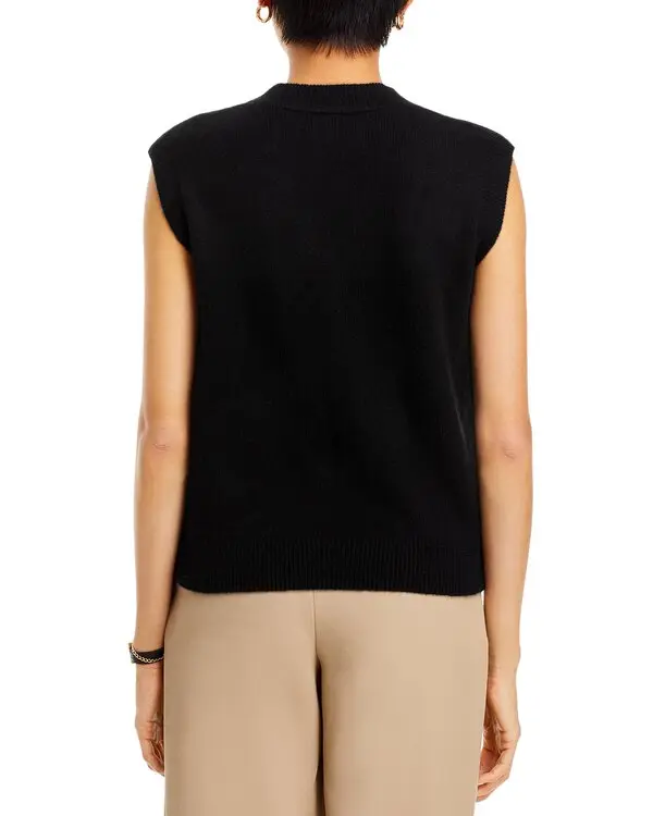 Bloomingdale'S Buttoned Vest - Black