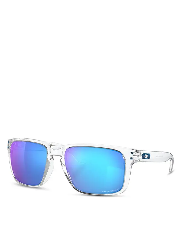 Oakley Holbrook Xl Square Sunglasses - Clear/blue Polarized Gradient