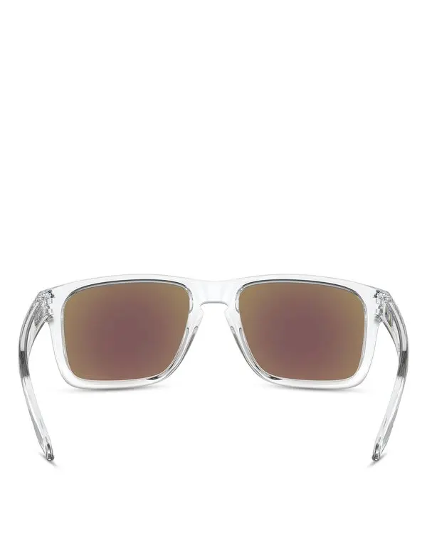 Oakley Holbrook Xl Square Sunglasses - Clear/blue Polarized Gradient