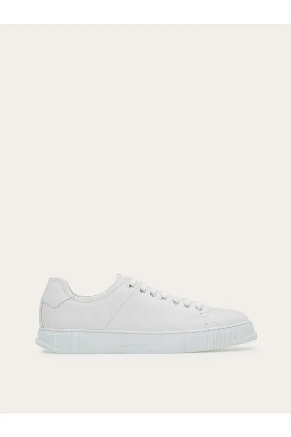 FERRAGAMO Low Top Sneaker - White