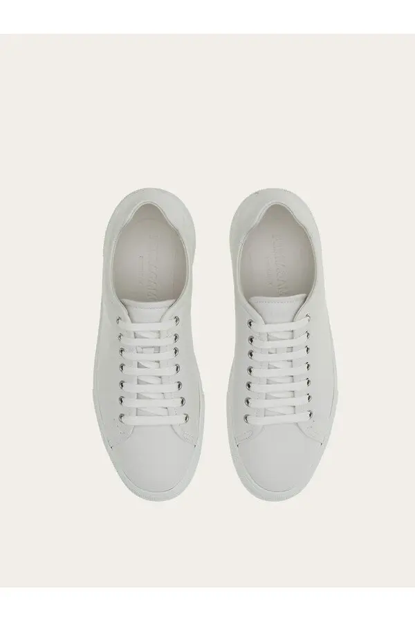 FERRAGAMO Low Top Sneaker - White