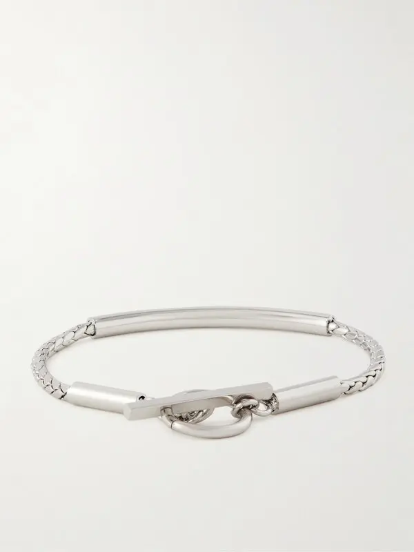 Saint Laurent Logo-engraved Chain Bracelet