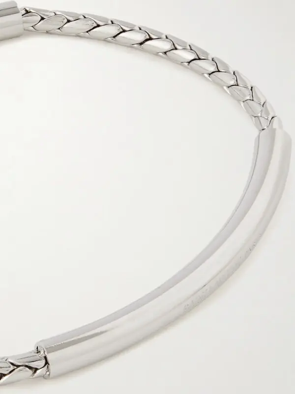 Saint Laurent Logo-engraved Chain Bracelet