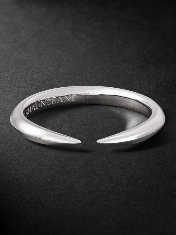 SHAUN LEANE Arc Sterling Bangle - Silver