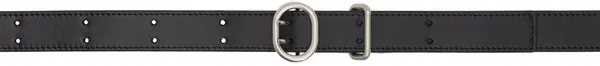 JIL SANDER Cannolo Belt - 001 Black