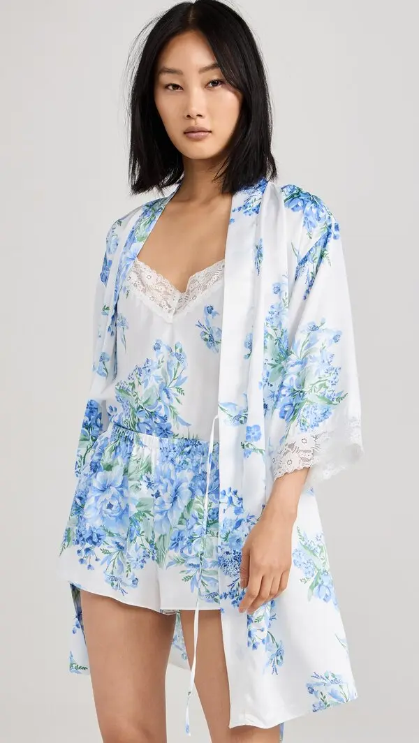 Flora Nikrooz Sabrina 3 Piece Pajama Set - Ivory