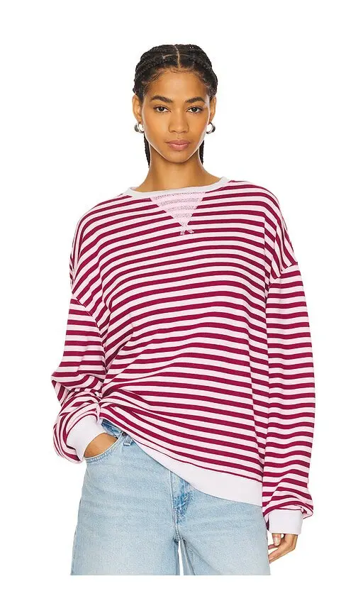 Free People We The Free Classic Striped Crew