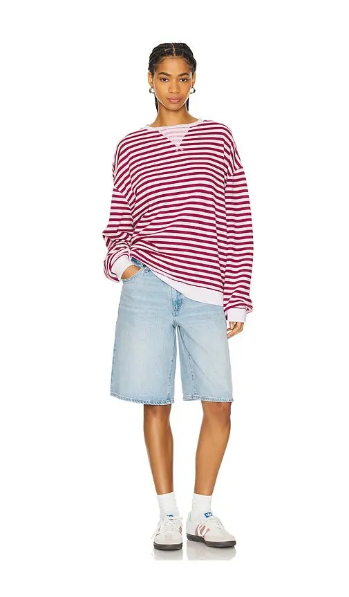 Free People We The Free Classic Striped Crew