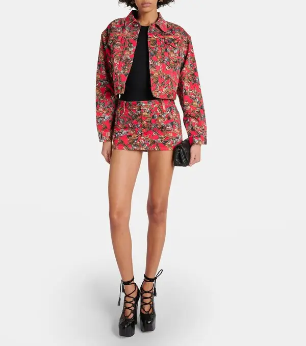 VIVIENNE WESTWOOD Printed Cropped Jacket
