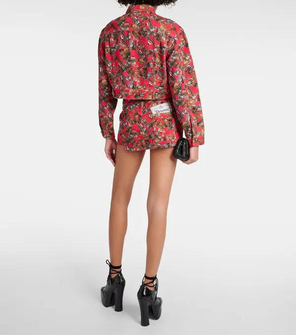 VIVIENNE WESTWOOD Printed Cropped Jacket