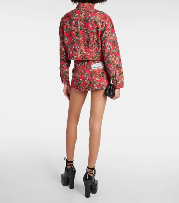 VIVIENNE WESTWOOD Printed Cropped Jacket