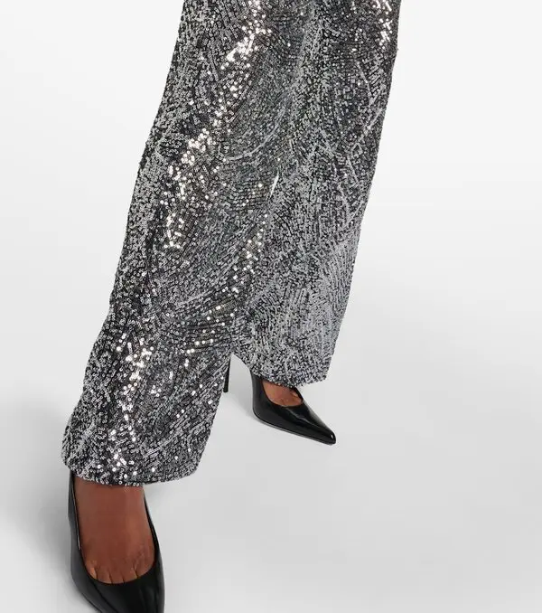 BLAZÉ MILANO Fox Sequined Straight Pants