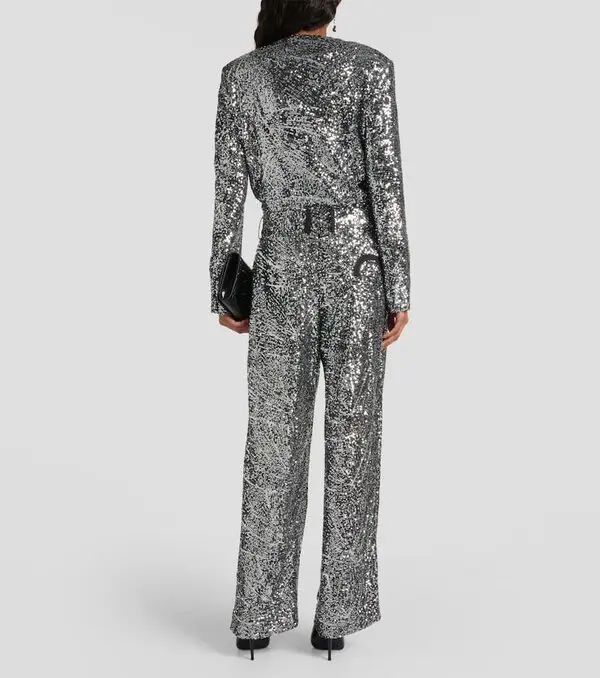 BLAZÉ MILANO Fox Sequined Straight Pants