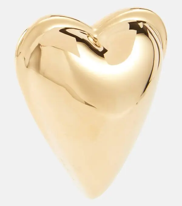 Alaïa Heart Earrings - Gold