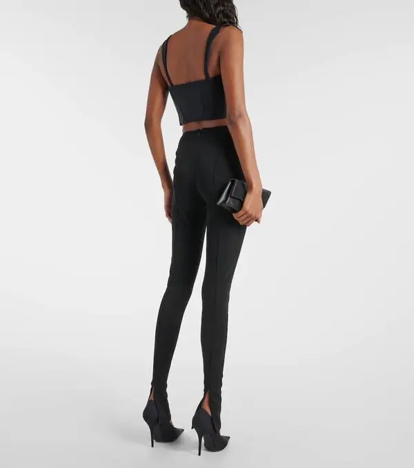 MUGLER Cutout Leggings