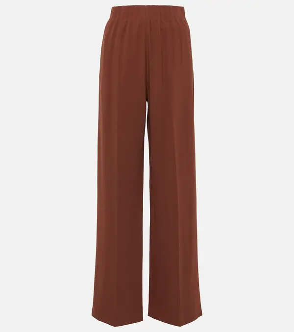 FFORME Maud High-rise Wide-leg Pants - Brown