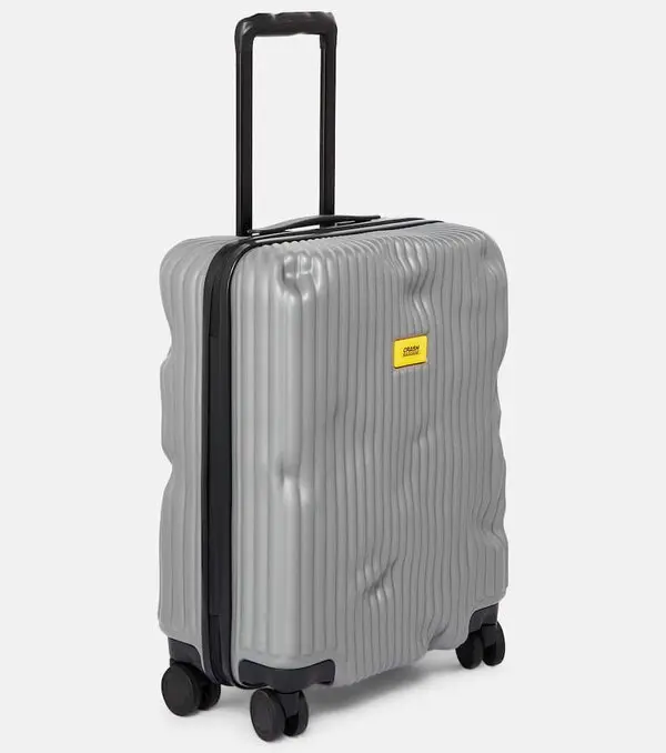 CRASH BAGGAGE Stripe Cabin Small Suitcase - Grey