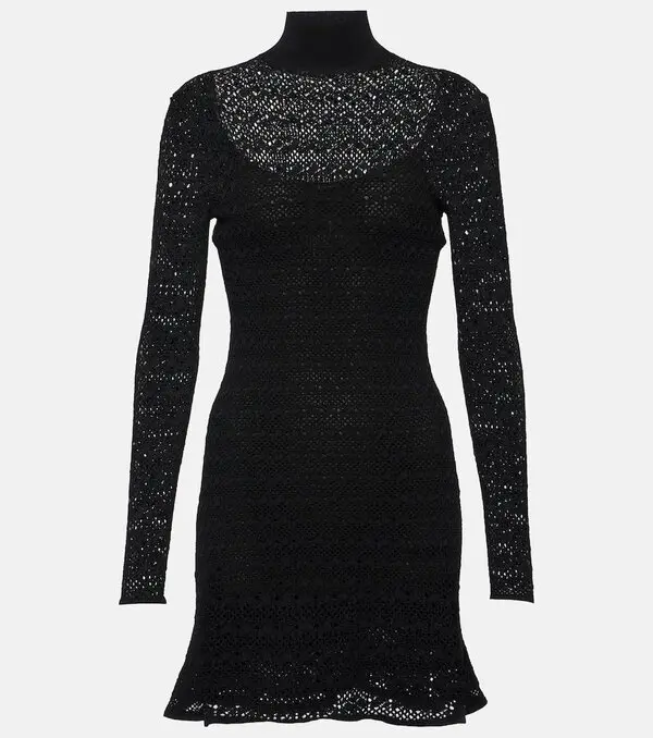 TOM FORD Open-knit Minidress