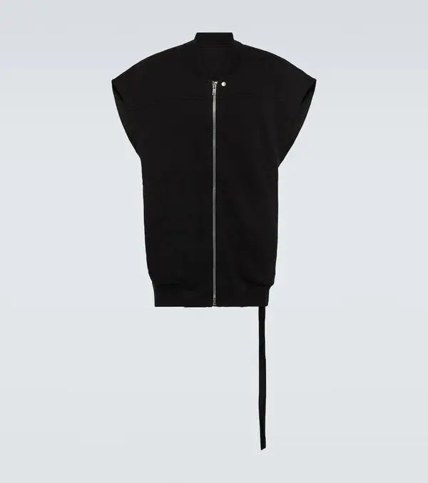 Rick Owens Oversized Cotton Jersey Vest