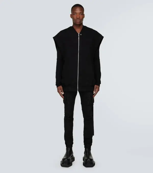 Rick Owens Oversized Cotton Jersey Vest
