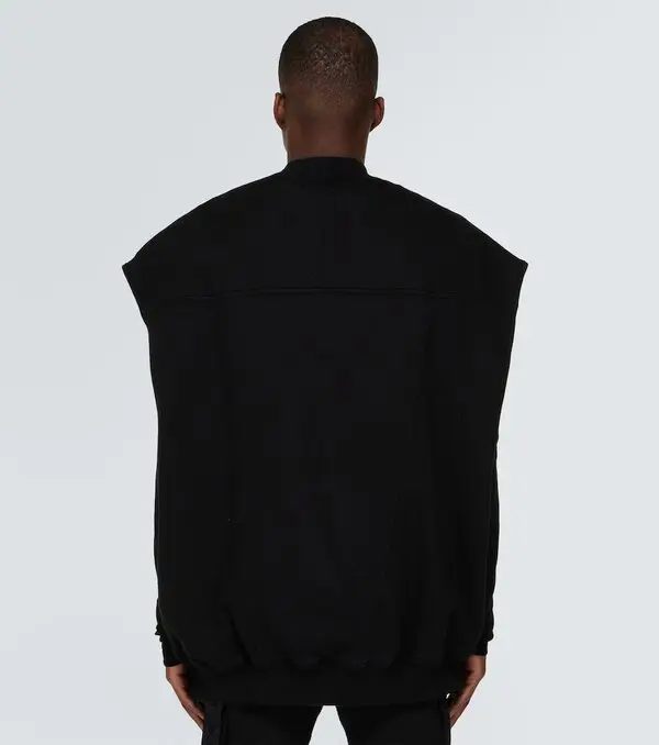 Rick Owens Oversized Cotton Jersey Vest