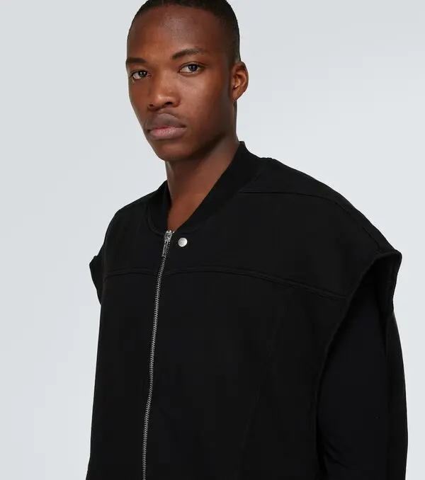 Rick Owens Oversized Cotton Jersey Vest