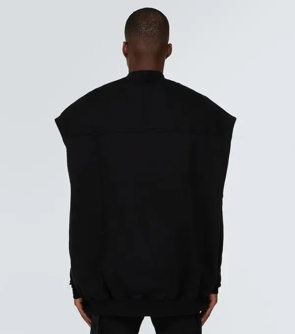 Rick Owens Oversized Cotton Jersey Vest