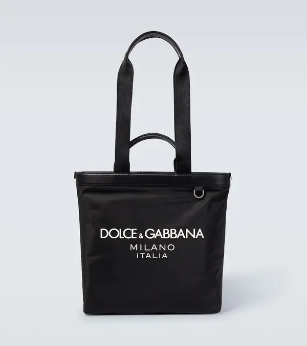 Dolce & Gabbana Logo Tote Bag - Black