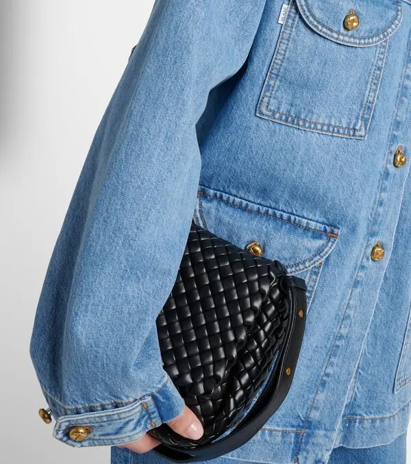 BLAZÉ MILANO Sahariana Oversized Denim Jacket - Blue