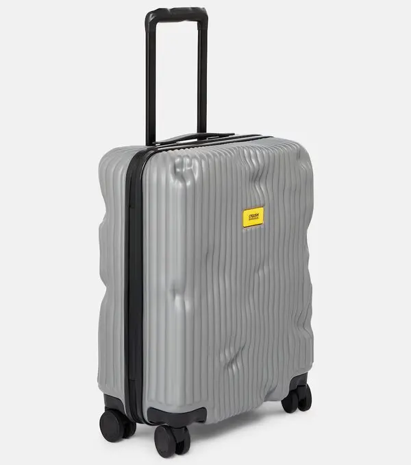 CRASH BAGGAGE Stripe Cabin Small Suitcase - Grey
