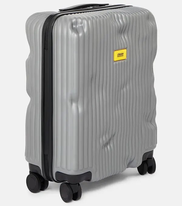 CRASH BAGGAGE Stripe Cabin Small Suitcase - Grey