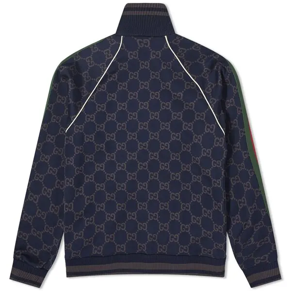Gucci Gg Jersey Track Jacket - Navy | Editorialist