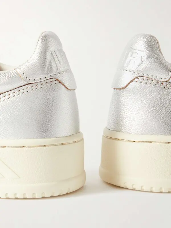 AUTRY Medalist Low Metallic Sneakers - Silver