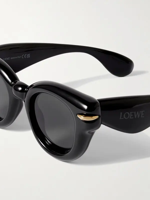 Loewe Inflated Cat-eye Acetate Sunglasses - Black