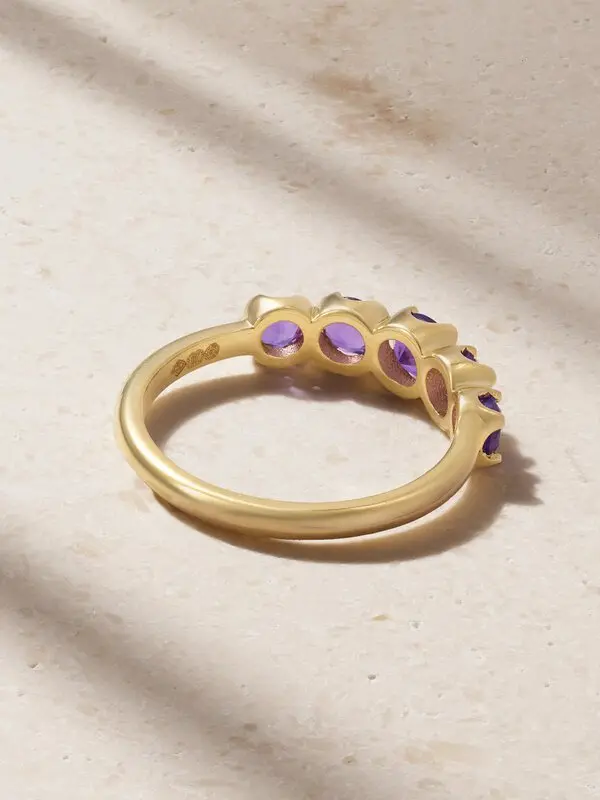 JENNIFER MEYER 18-karat Amethyst Ring