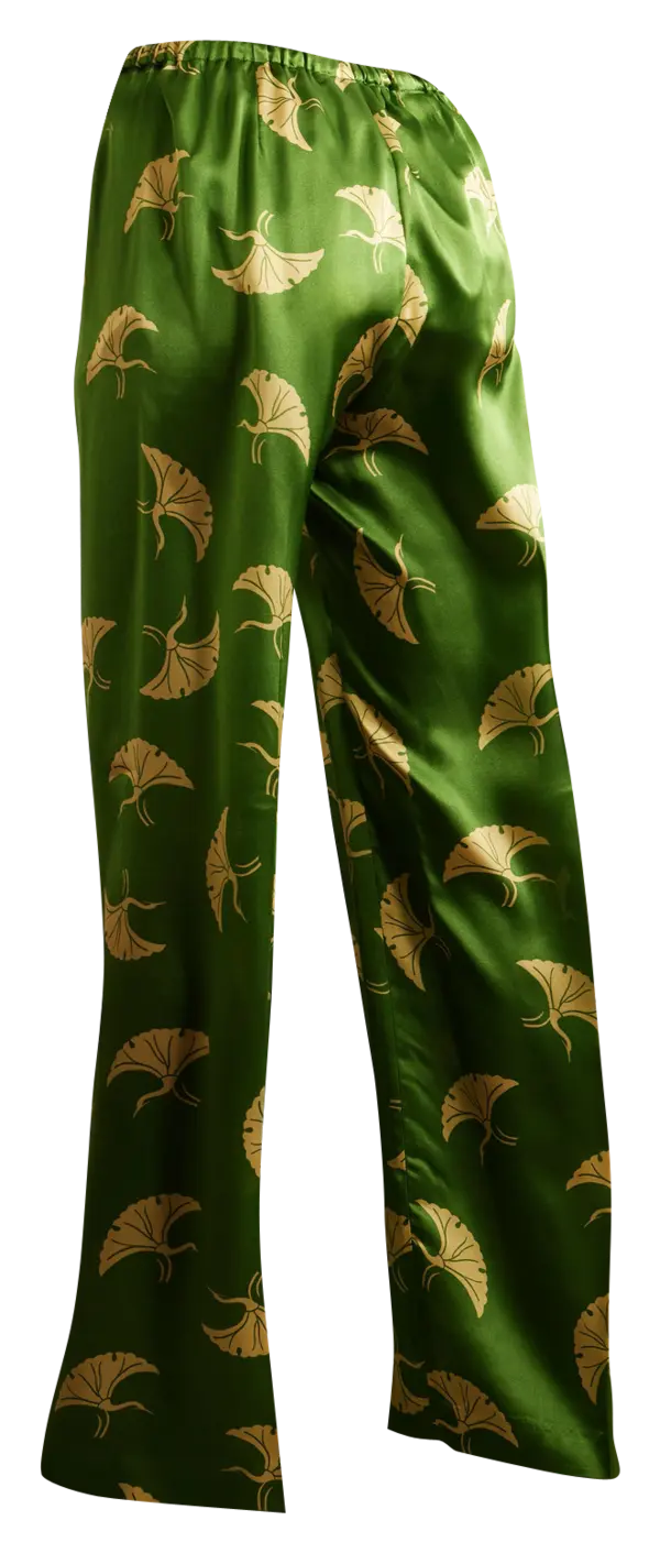 Dries Van Noten Printed Silk-satin Pants