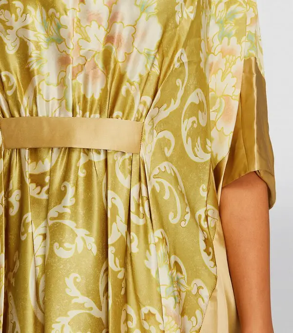Natori Silk Caftan Dress